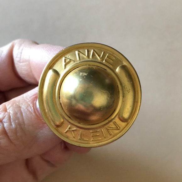 Anne Klein | Jewelry | Vintage Anne Klein Logo Shield Gold Tone Clipons ...